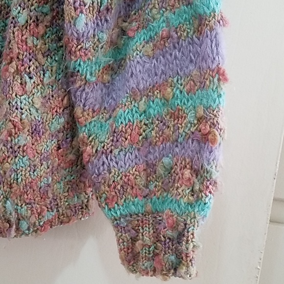 Sweaters | Handmade Sweater Pastel Colors Xl | Poshmark